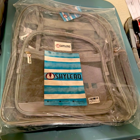 shylero | Bags | Shylero Large Clear Backpack | Poshmark